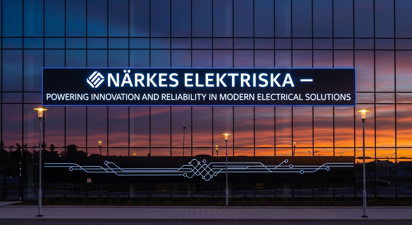 Närkes Elektriska: Powering Innovation and Reliability in Modern ...